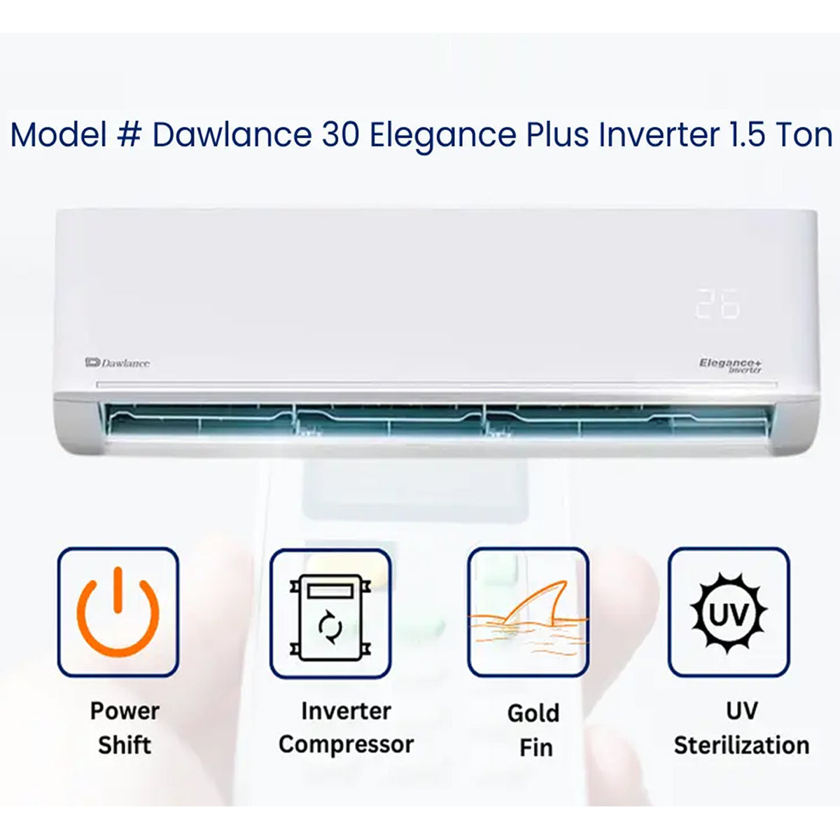 Dawlance Inverter AC 1.5 Ton Elegance 30 – Surmawala Website